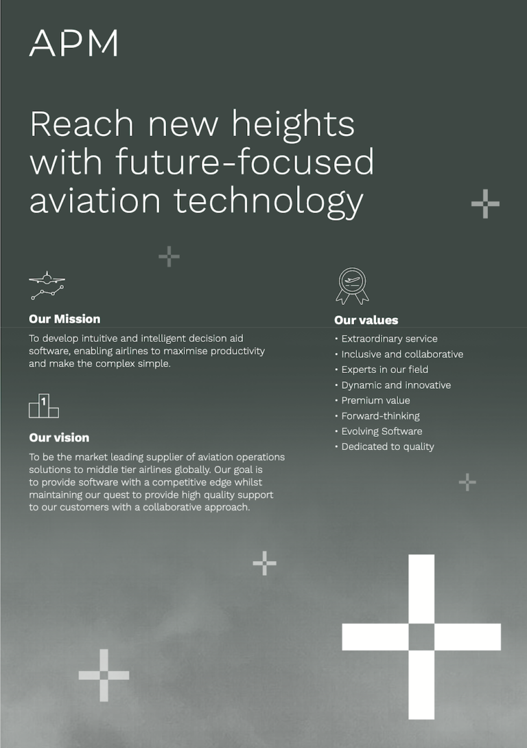 Aviation software company with a difference | APM